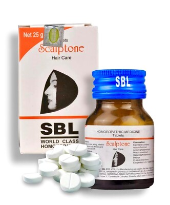 SBL Scalptone Tablet (25gm) Homeopathy Medicines For dandruff ...