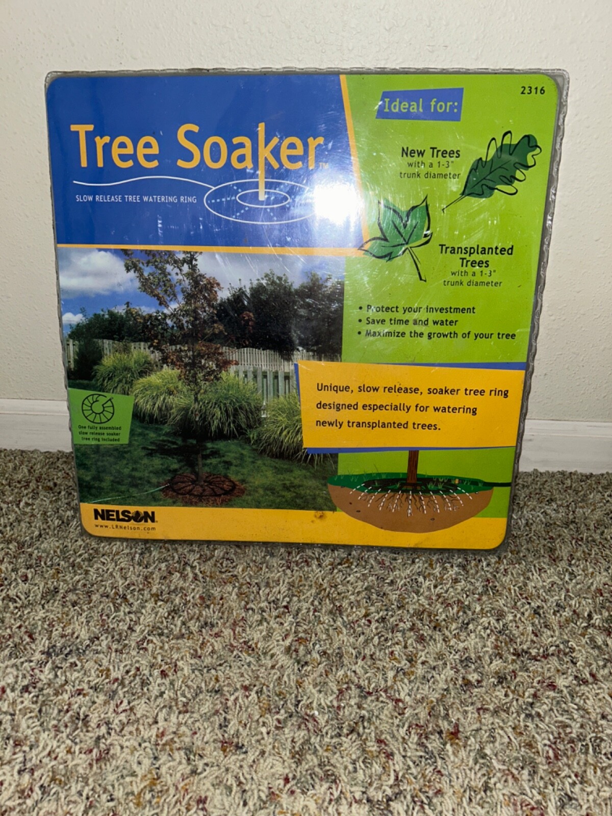 Hose Nozzle Nelson Slow Release Tree Soaker Watering Ring 3 FT Diamter ...