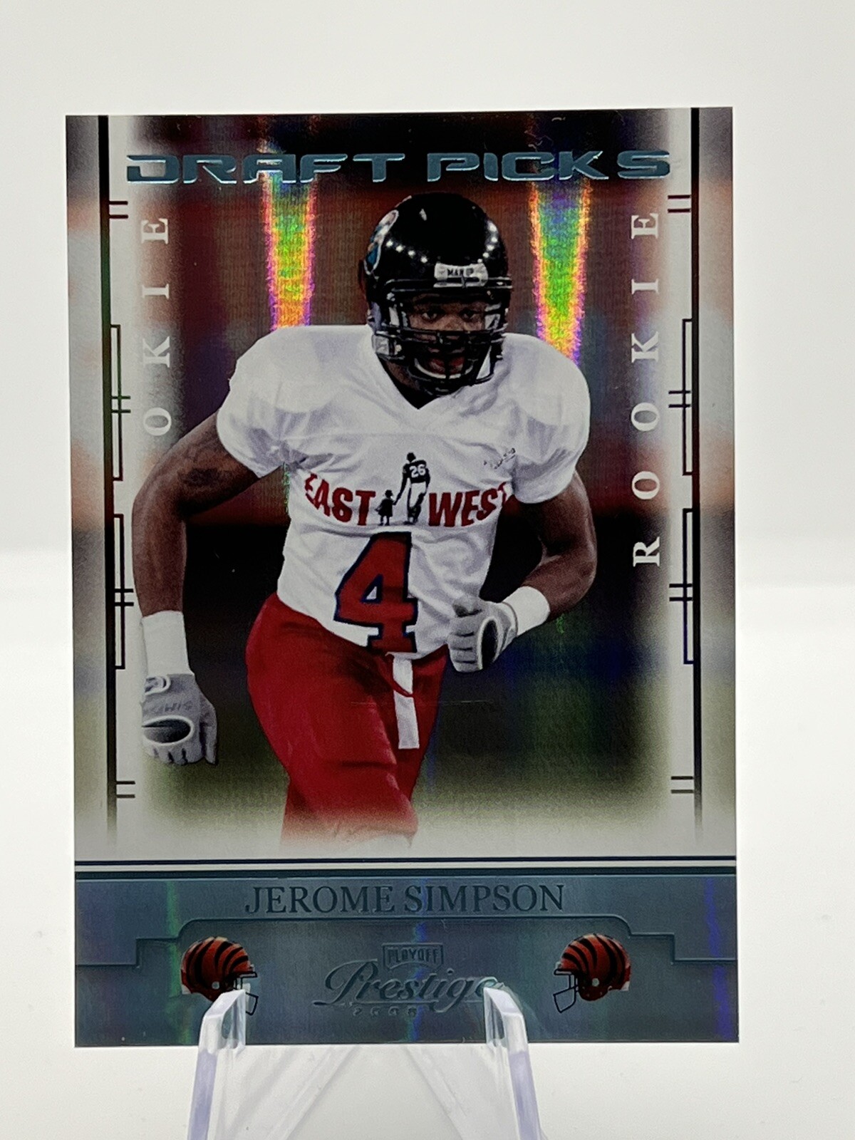 2008 Playoff Prestige Jerome Simpson #150 Draft Picks Light Blue 304/ ...