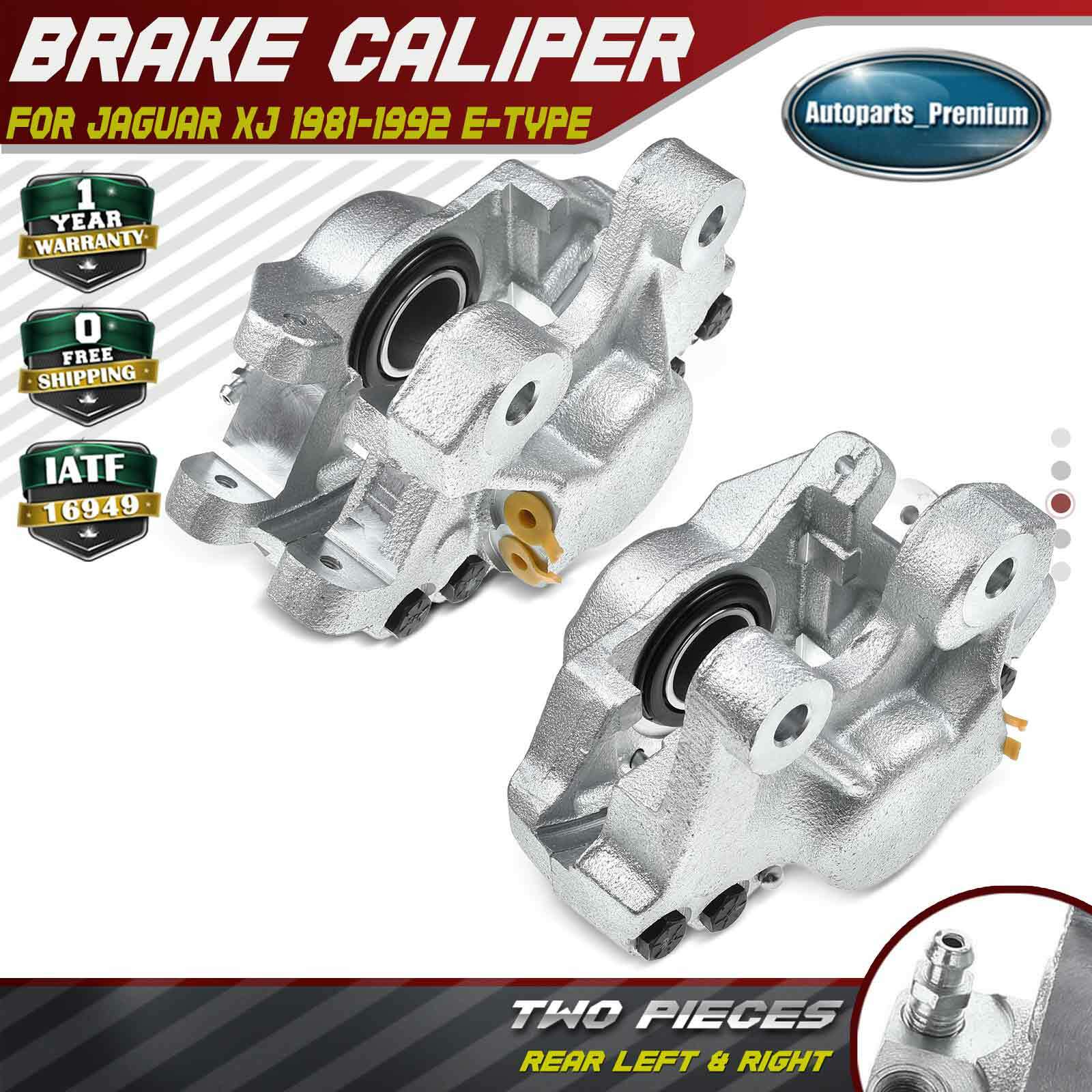 2x Disc Brake Caliper for Jaguar XJ12 74-79 XJ6 74-87 XJS 76-94 Rear ...