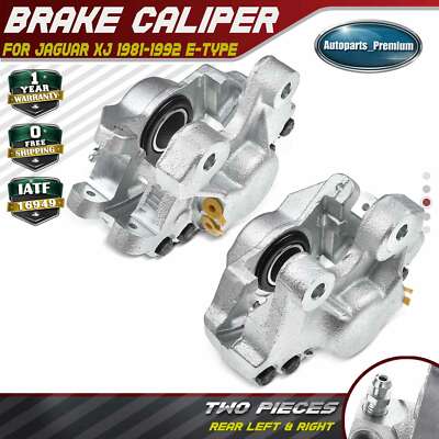 2x Disc Brake Caliper for Jaguar XJ12 74-79 XJ6 74-87 XJS 76-94 Rear ...