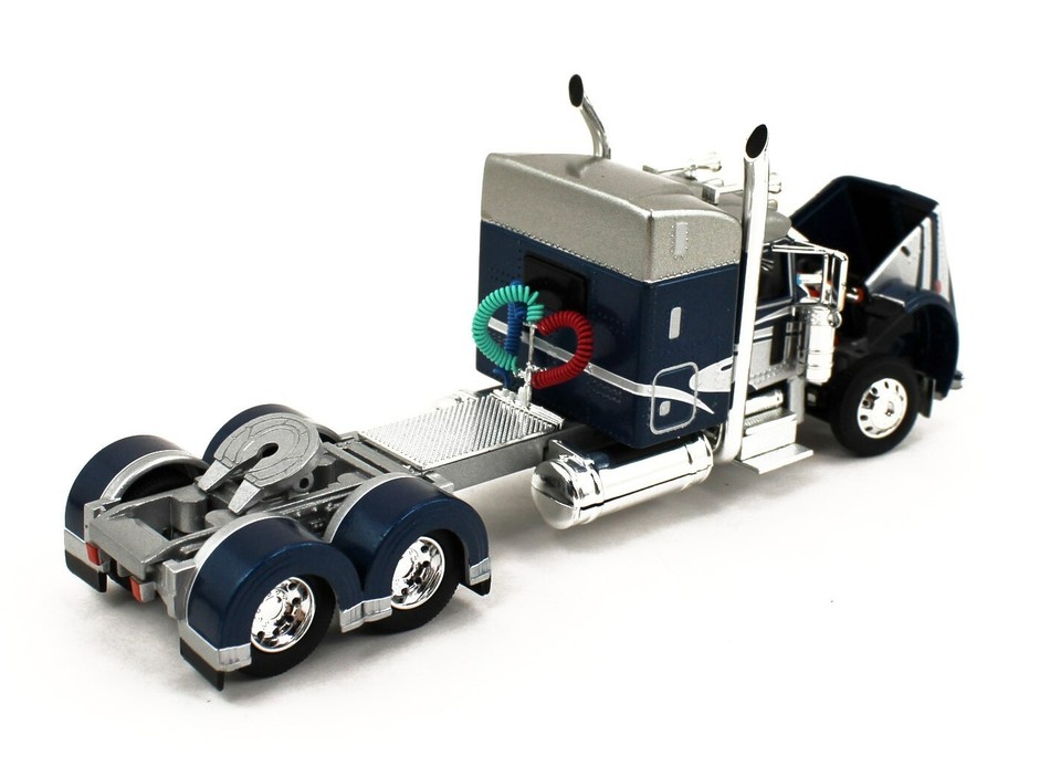 DCP 1:64 *BLUE & SILVER* Peterbilt 389 48" Midroof w/TALBERT 5553TA ...