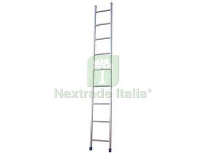 1PZ SCALA DA APPOGGIO STILO IN ALLUMINIO EN 131 9 GR. MONT. MM.50X24 CM ...