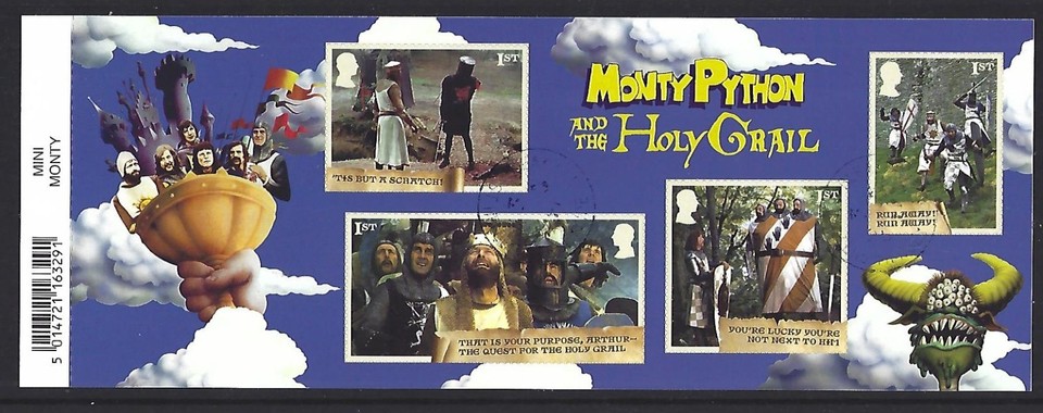 GREAT BRITAIN 2025 MONTY PYTHON AND THE HOLY GRAIL MINIATURE SHEET FINE ...