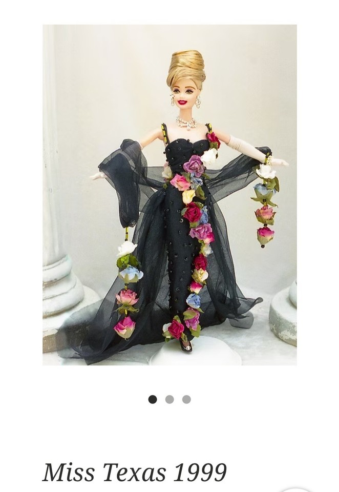 OOAK Ninimomo Barbie Doll Miss TEXAS 1999 Perfect Condition COA Beauty ...