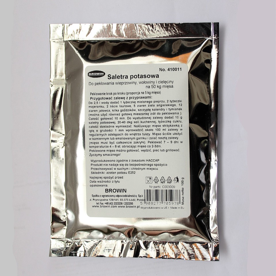 Saltpeter 100 Food Grade Dry Cure Curing Salt Peter Meat Tongmaster | eBay