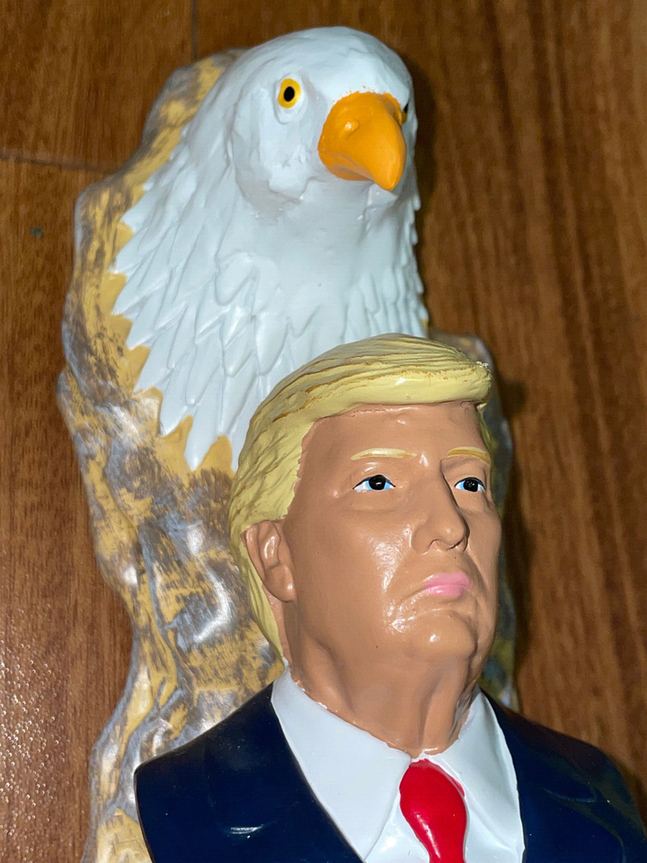 Figural Donald Trump President home bar kegerator beer tap handle USA ...
