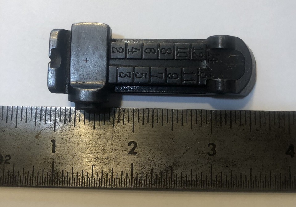 Vintage Mauser Style Military Rear Rifle Sight. Unknown Make & Model | eBay