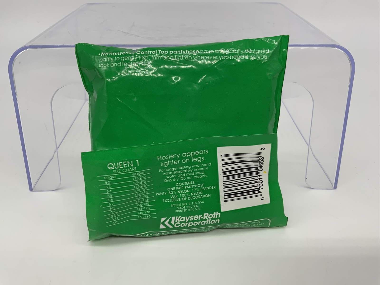 No Nonsense Control Top Pantyhose Size Q1 113 Tan Reinforced Toe | eBay