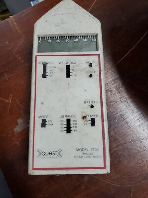 Sound & Audio Measurement - Impulse Sound Level Meter
