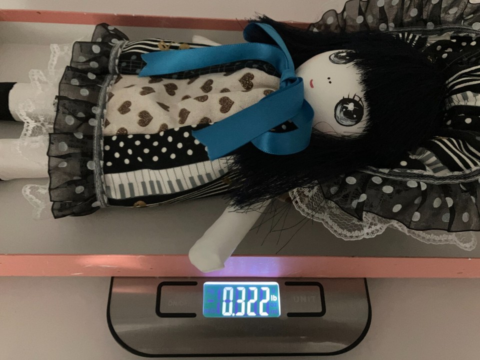 Handmade Japan Plush Cotton Bunka Doll Japanese Retro Style Black Eyes ...