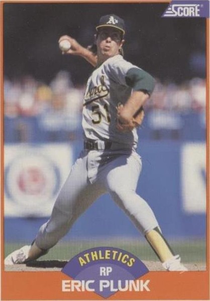 1989 Score - #392 Eric Plunk for sale online | eBay