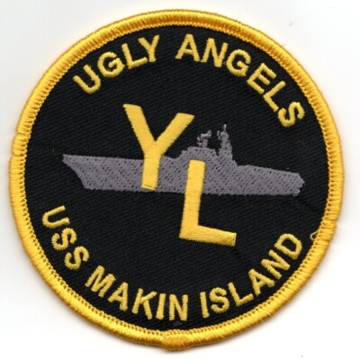 MARINE CORPS VMM-362 USS MAKIN ISLAND UGLY ANGELS EMBROIDERED JACKET ...