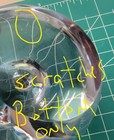 Beautiful Crystal Glass Apple Paperweight Larson w/ Sticker, Signed | eBay