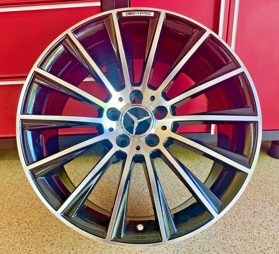 MERCEDES 20 INCH STAGGERED WHEELS RIMS SET4 NEW SL450 SL400 SL500 SL550 ...