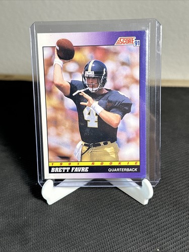 1991 Score Brett Favre Rookie Card RC #611 Falcons | eBay