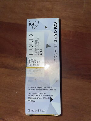Ion Color Brilliance Liquid Permanent Hair Color - 6NN Dark Intense ...