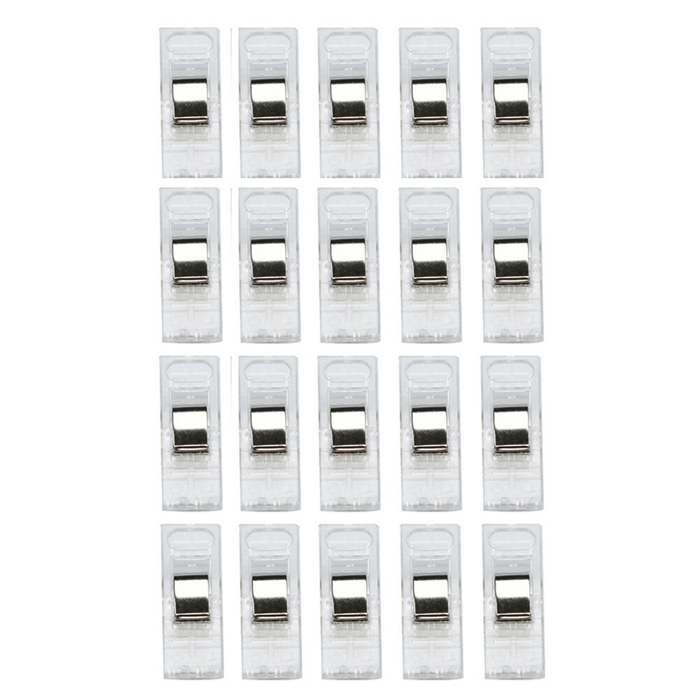 20PCS Sewing Craft Quilt Binding Plastic Clips Clamps Pack CL | eBay