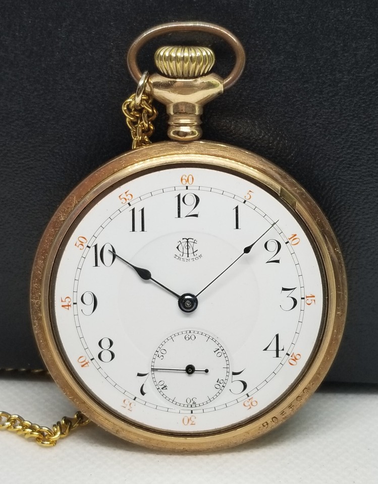 J0058 1905 G.F. Trenton Ingersol Pocket Watch, Grade 130, Size 16s, 7J ...