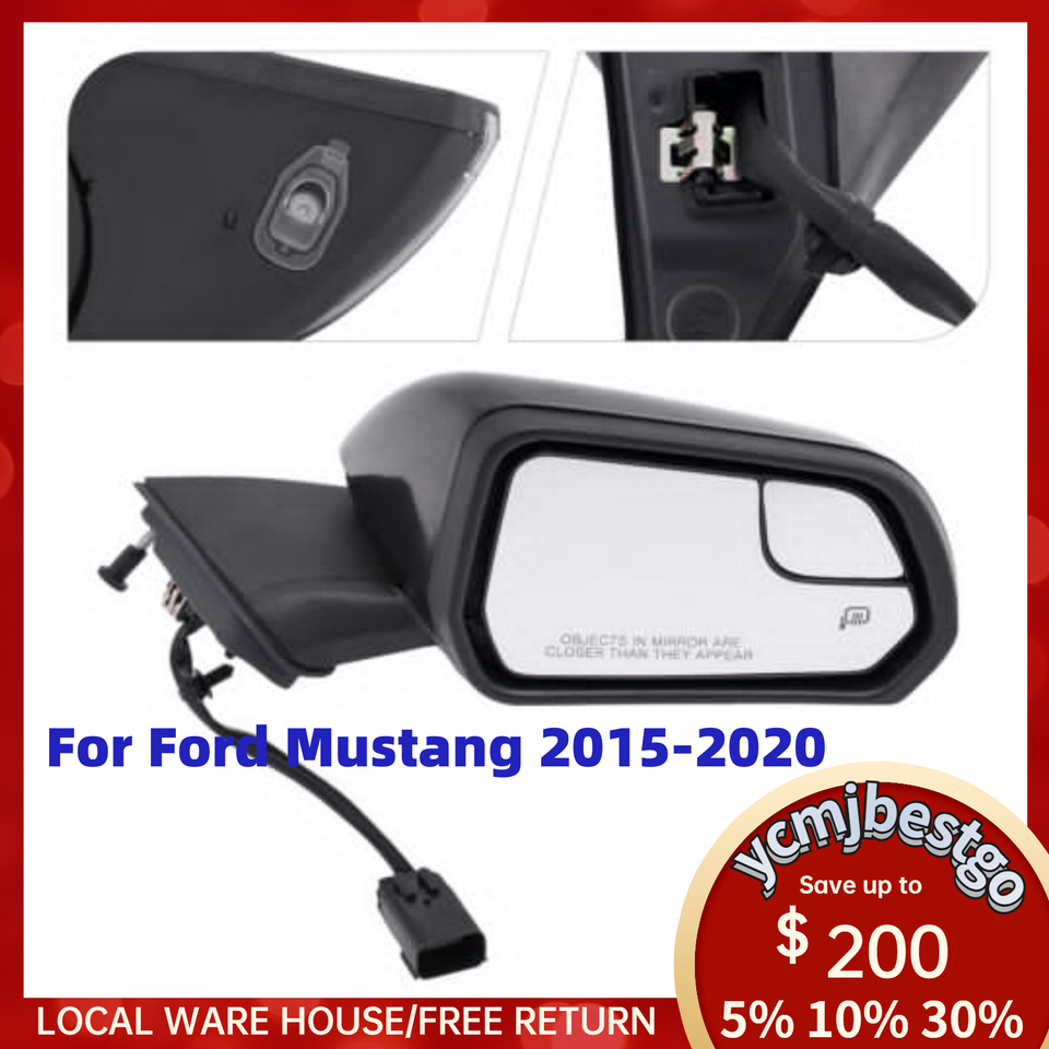 For Ford Mustang 2015-2020 Mirrors Right Passenger Side Hand Direct ...