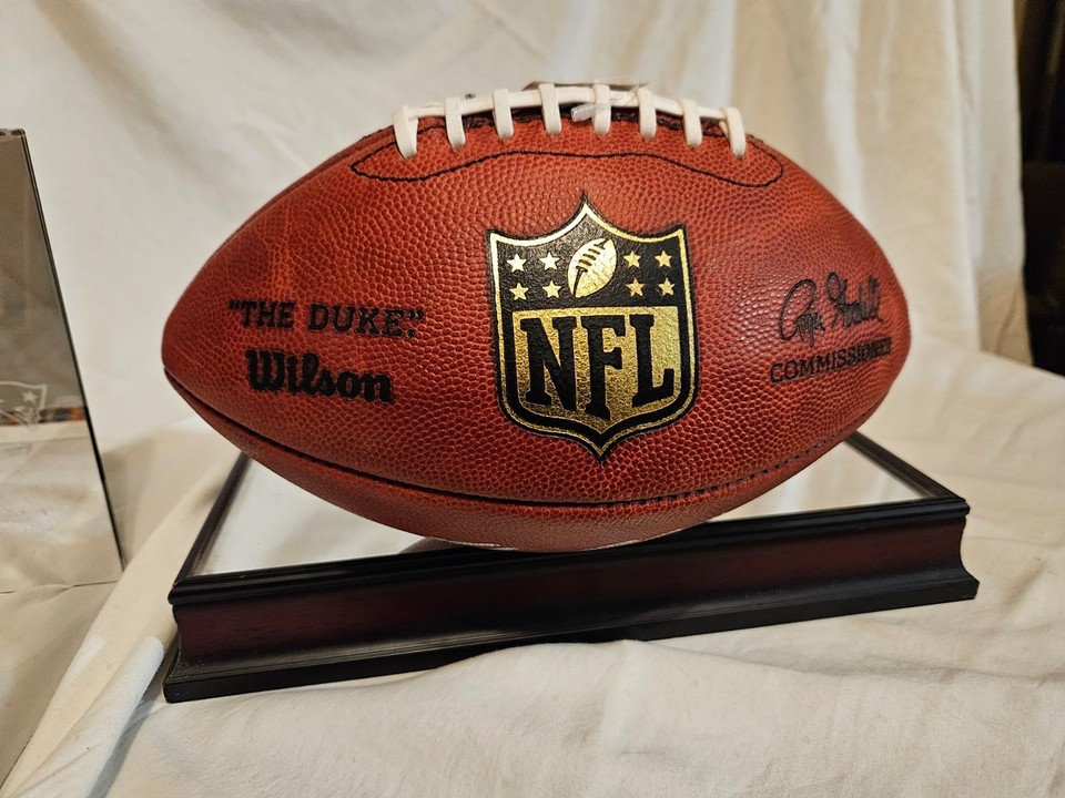 Rob Gronkowski Signed Patriots Wilson Football (Fanatics COA) with ...