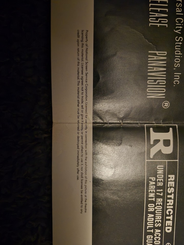 Halloween 2 Original US One Sheet Movie Poster 27x41 Jon Carpenter 1981 ...