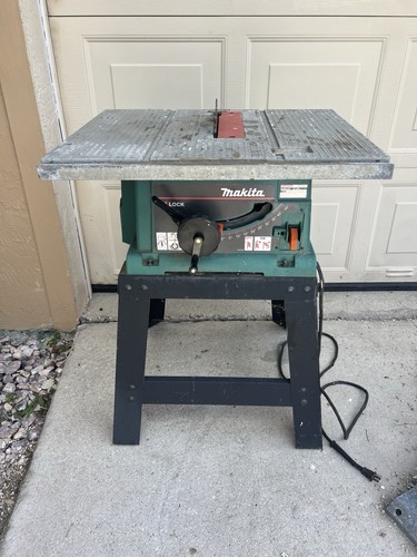 Makita 2703 10" table saw with rolling stand | eBay