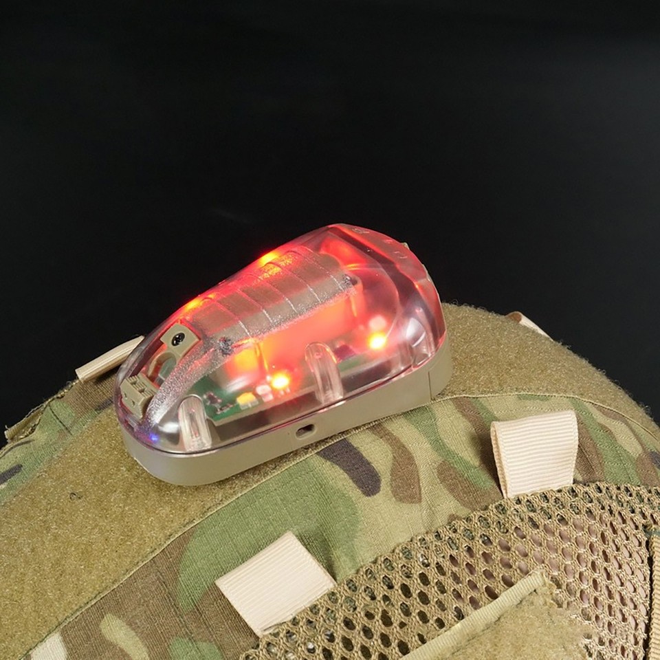 SOTAC Tactical Helmet Signal Light with LED + IR Flashlight Survival ...