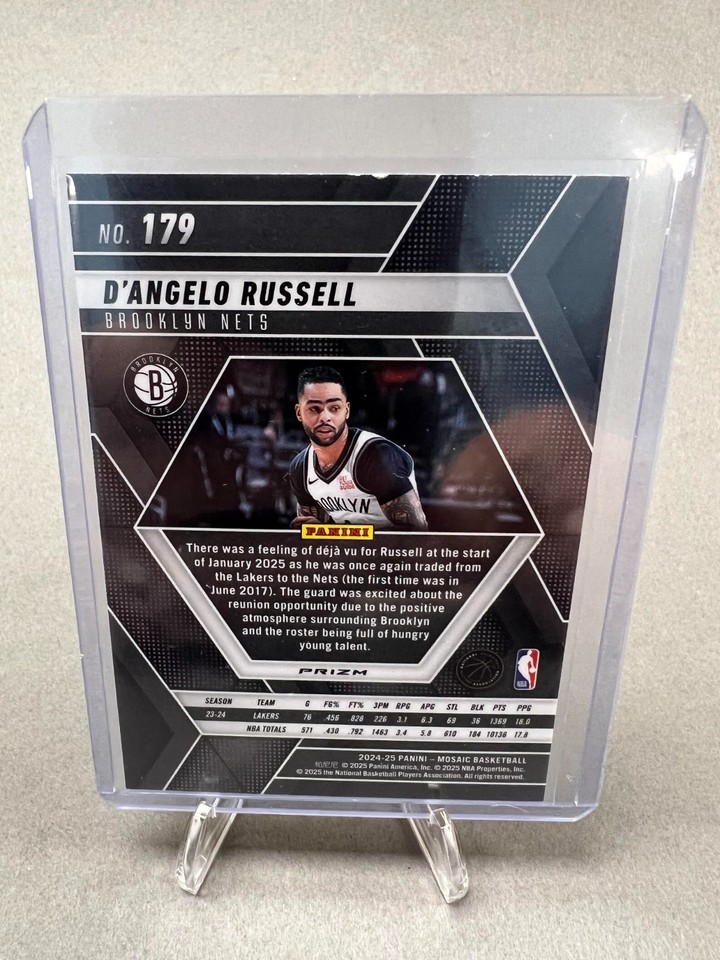 D'Angelo Russell- Genesis Case Hit-2024/25 NBA Mosaic Basketball ...