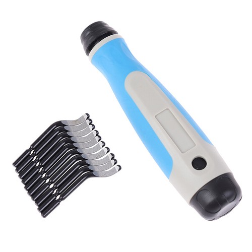 High speed steel deburring burr blade scraper burr handle tool for ...