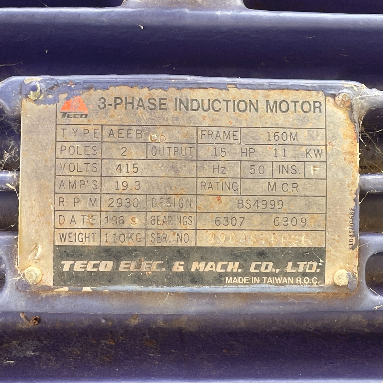 GAAM PUMPS Ajax 80/65-160 Pump DN80xDN65 80x65mm 2.5"x3" 11kW motor ...