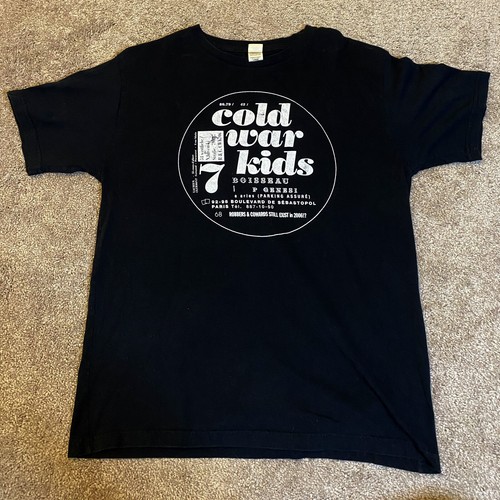 Cold War Kids Robbers & Cowards Tour T-Shirt Large - Gem
