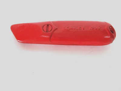 Vintage STANLEY 1299 Fixed Blade Cast Iron Utility Knife Box Cutter USA ...