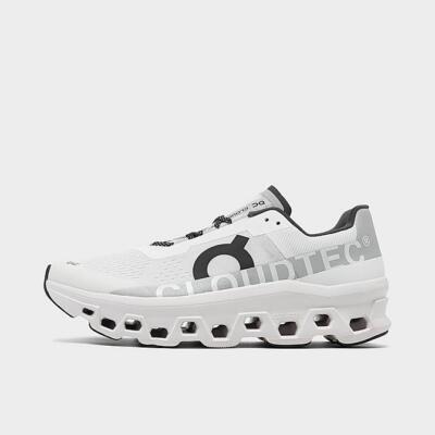 NEW Men's On Running Brand Undyed White/Black/Grey Cloud Cloudmonster ...