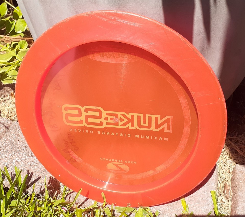 OG-Run NUKE SS 176g 13/5/-3/3 Discraft DISTANCE DRIVER, Disc Golf -RED ...