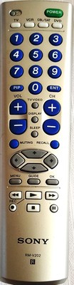 Sony Universal Remote Control RM-V202 | eBay