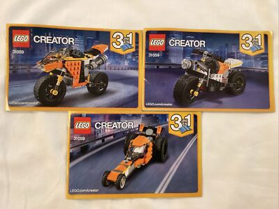 Lego Creator 3in 1 Set 31059 Instructions Manual ONLY | eBay