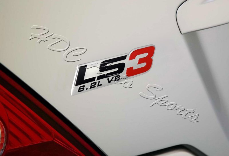 2 x LS3/6.2L/V8 Bumper/Trunk/Engine/Hood Red Aluminum Sticker Decal ...