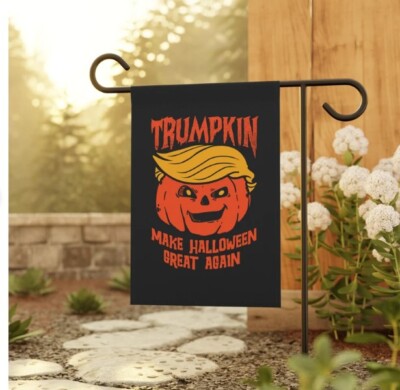 trump yard sign for halloween trumpkin funny president trump outdoor ...