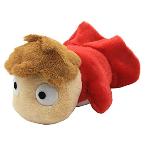 Ponyo on the Cliff Stuffed Toy Fluffy Ponyo Swimming Plush Doll Studio ...