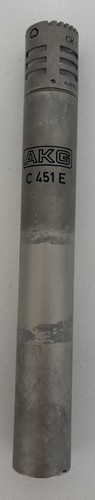 Vintage AKG C451 E Diaphragm Condenser Microphone Cardioid CK1 Capsule ...