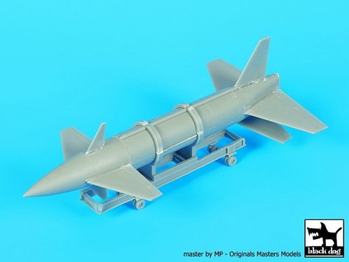 Black Dog 1/72 GAM-63 RASCAL US Air-to-Surface Missile on Trolley 1960s ...