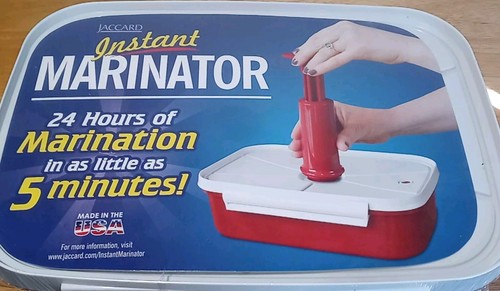 Jaccard Instant Marinator, Meat Tenderizer. 24hours Of Marination In 5 ...