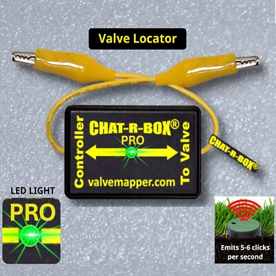 Lawn Valve Locator Chat-R-Box® Pro w/LED, Valve Finder, find hidden ...