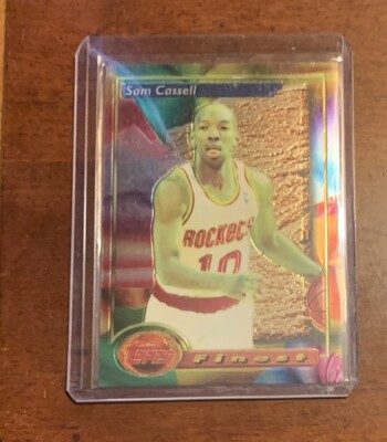 1993-94 Topps Finest Sam Cassell #169 Rookie RC | eBay