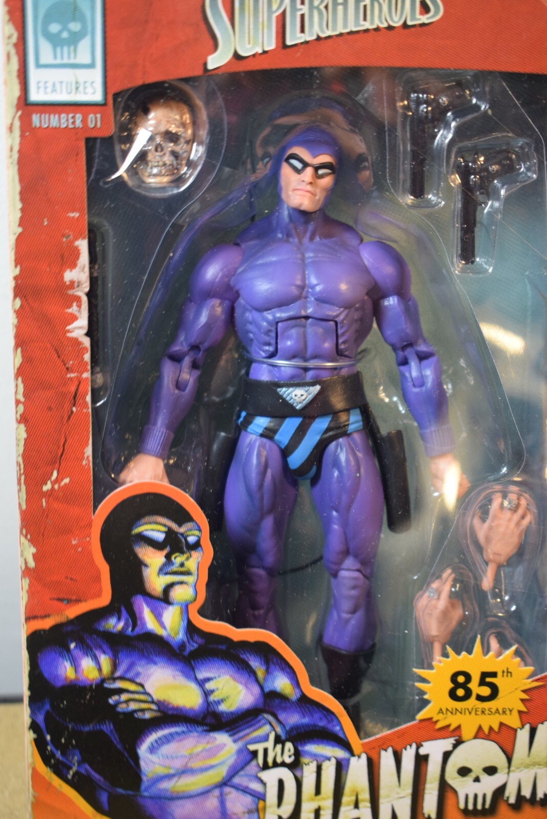 NECA ORIGINAL SUPERHEROES 85th Anniversary (King Features) THE PHANTOM ...