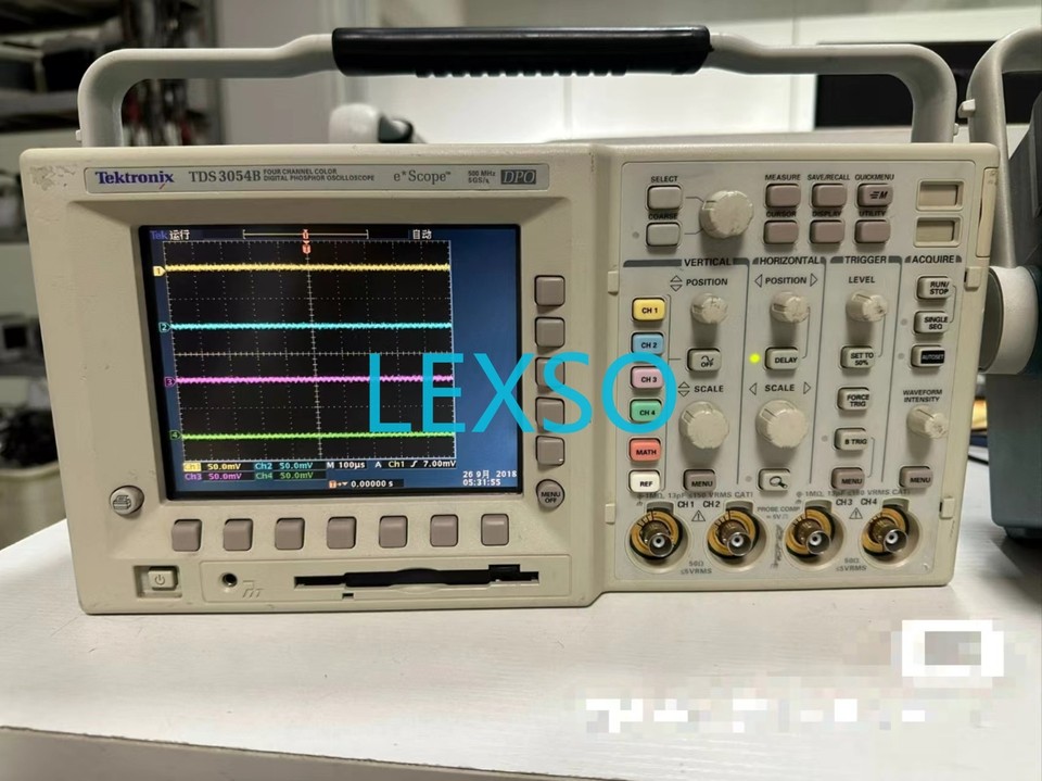Tektronix TDS3054B 4CH DPO Oscilloscope 500MHz 5GSa/s | eBay