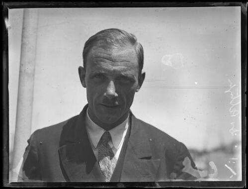Athlete Dr Otto Peltzer of Germany wearing a suit, NSW, 1930 Old Photo ...