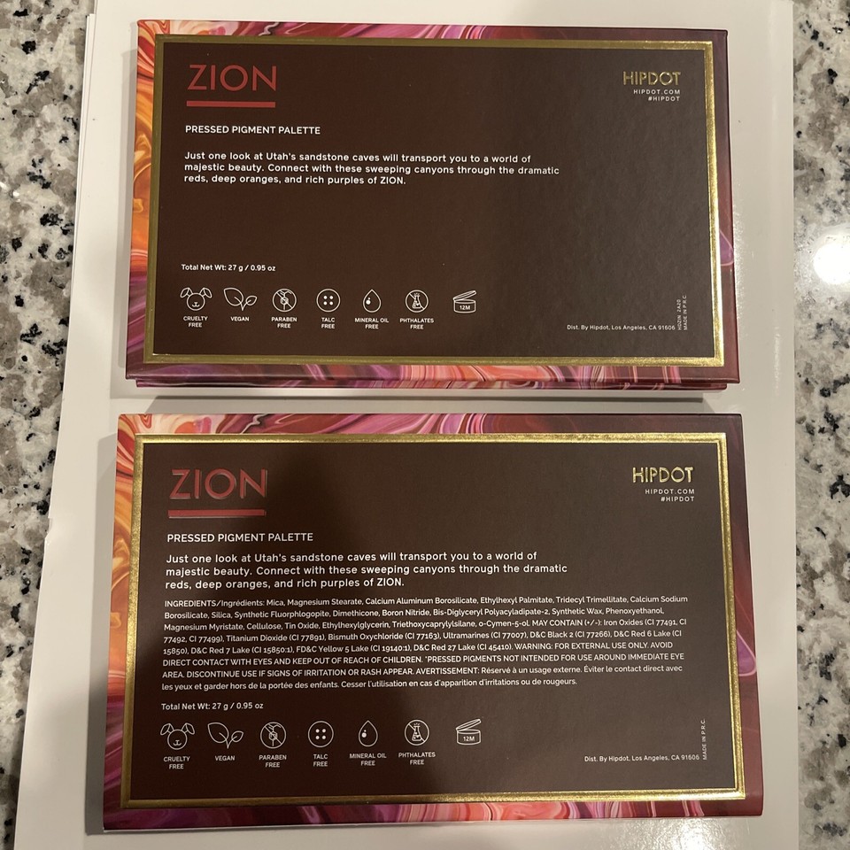 Hipdot Zion Pressed Pigment Eyeshadow Palette Eye Makeup 15 Colors ...