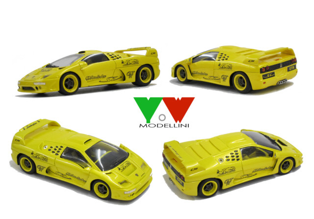 #120 Lamborghini DIABLO GTR Evoluzione LM 1/43 YOW MODELLINI scale ...